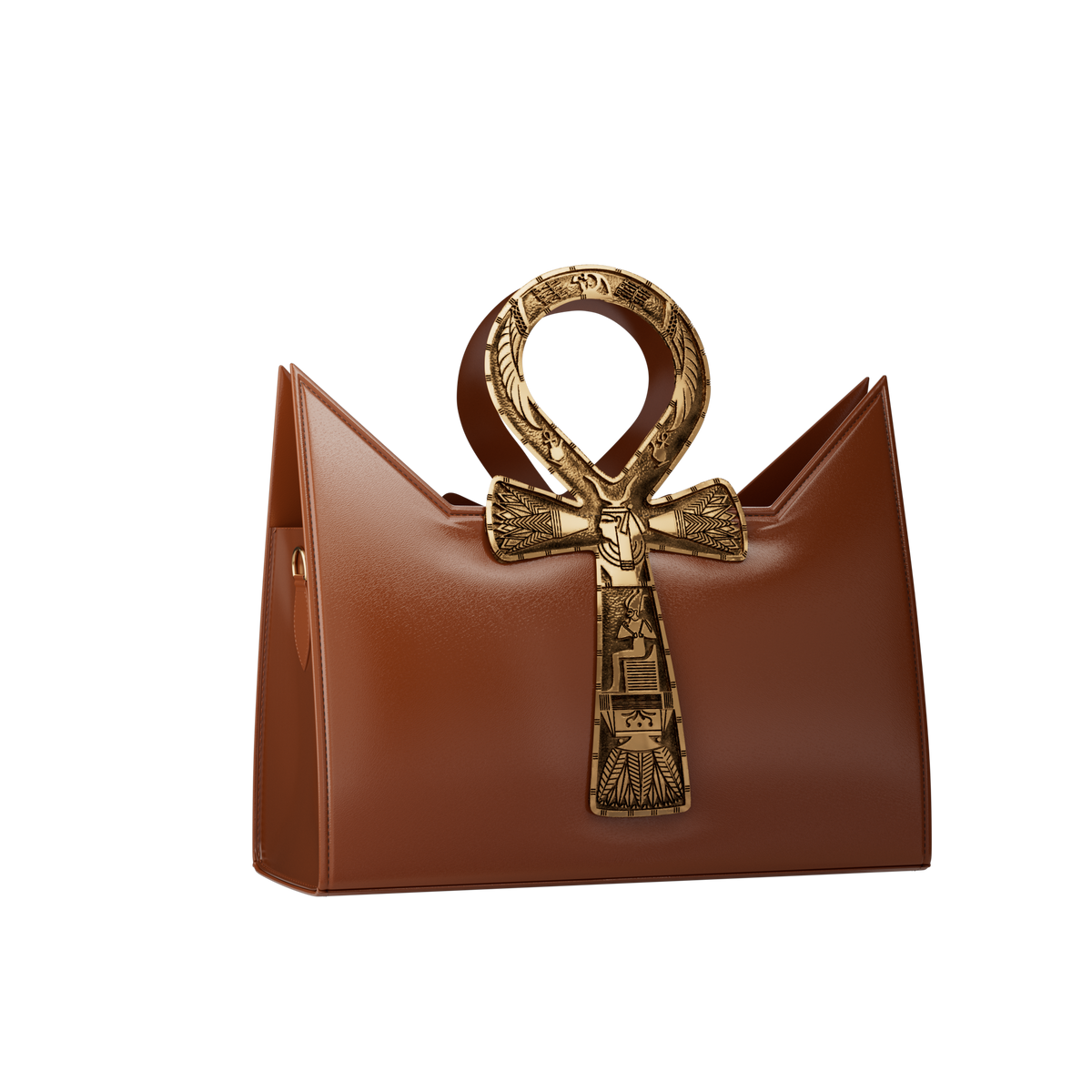 Camel Ankh Hand Bag – Nebet